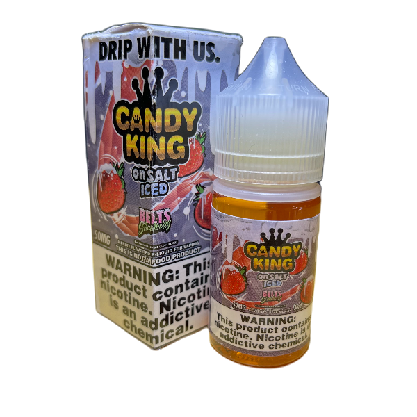 Candy King Iced Belts Strawberry